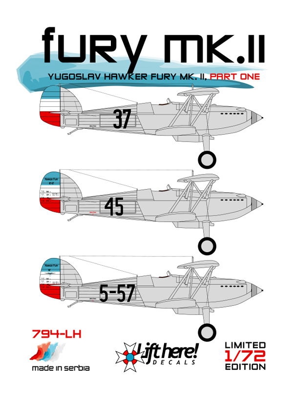 LIFT HERE! “Fury Mk.II”, Yugoslav Hawker Fury Mk.II, Part One