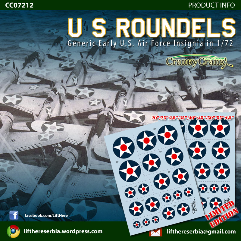 CRANKY CRANK! “U S Roundels”, Generic Early USAAF Insignia in 1