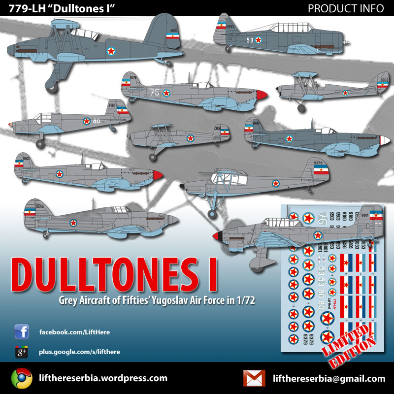 LIFT HERE! “Dulltones I”, Grey Aircraft of Fifties’ Yugoslav AF