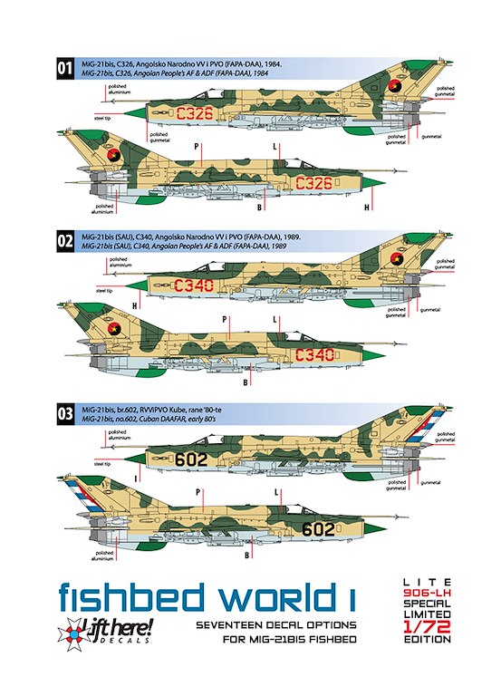 LIFT HERE! “Fishbed World I”, MiG-21bis around the world