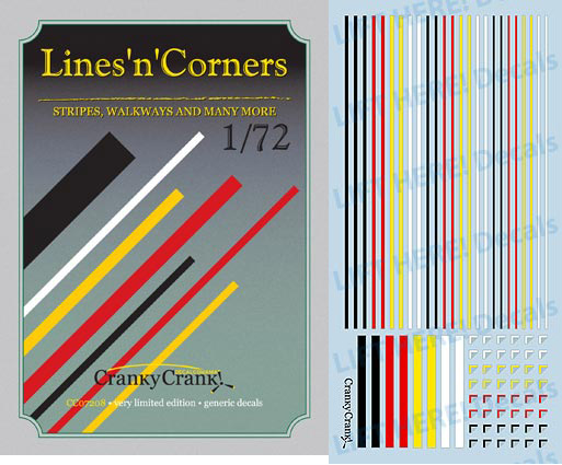 CRANKY CRANK! “Lines’n’Corners”, Stripes, Walkaways…