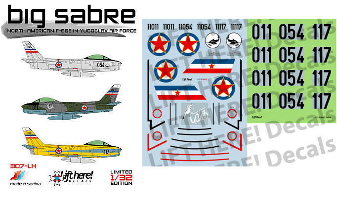 LIFT HERE! “Big Sabre”, North American F-86E in YAF