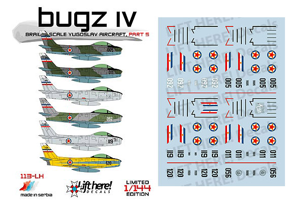 LIFT HERE! “Bugz IV”, Braille Scale Yugoslav Aircraft, part 5