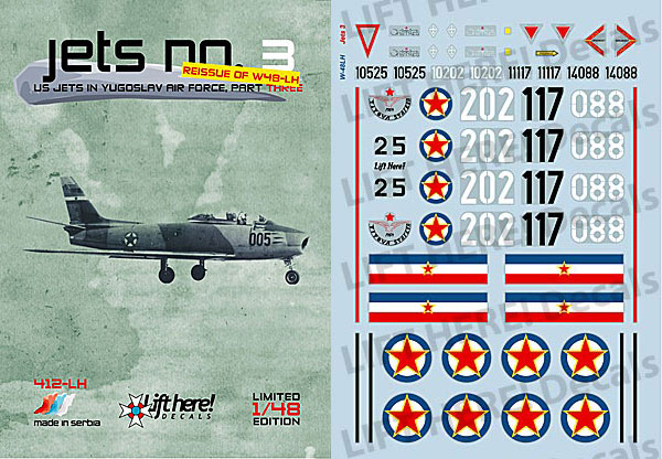 LIFT HERE! „Jets no.3“ US Jets in Yugoslav Air Force, part 3