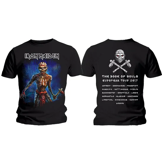 Iron Maiden – Axe Eddie BOS Euro Tour – Uni – BL – TS:1XL