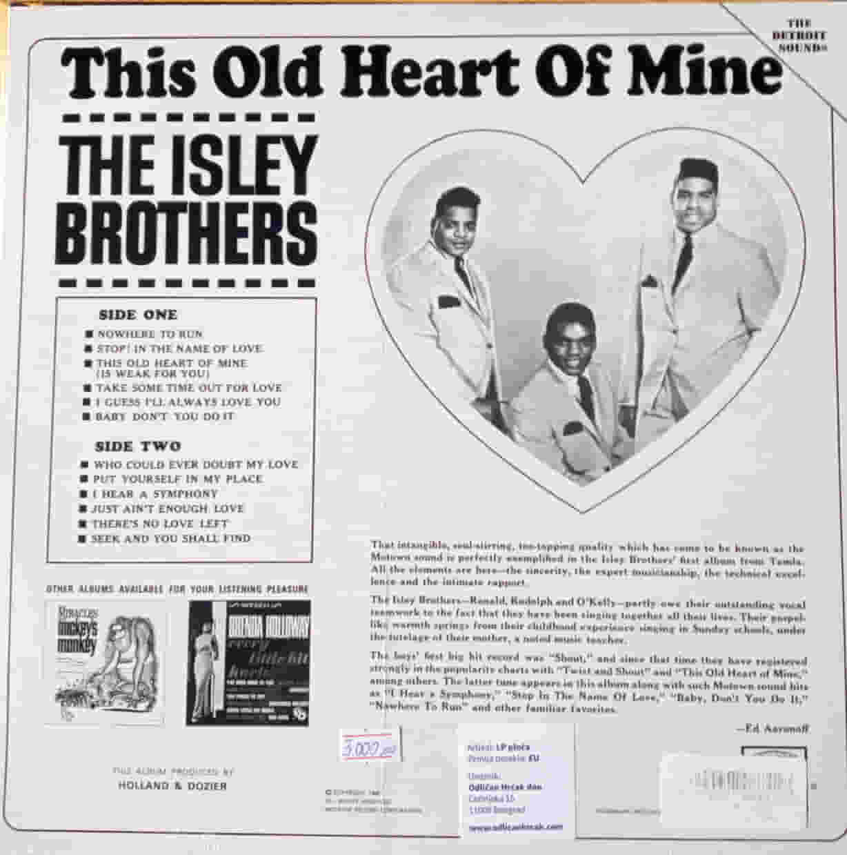 ISLEY BROTHERS – THIS OLD HEART OF MINE