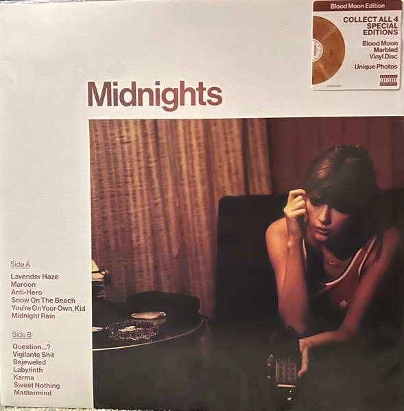 Swift,Taylor Midnights (Blood Moon Vinyl) –