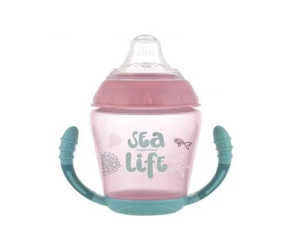 CANPOL ŠOLJA 230ML-SEA LIFE PINK