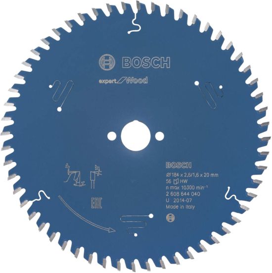 Bosch list kružne testere Expert for Wood 184 x 20 x 2,6 mm, 56 - 2608644040