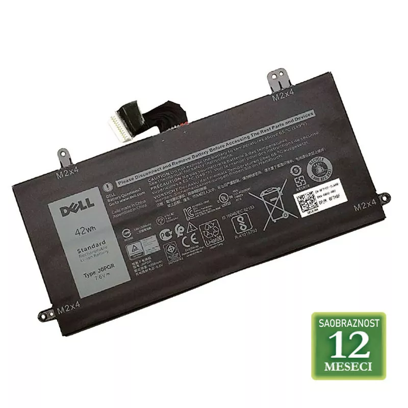 Baterija J0PGR za laptop DELL Latitude D5285 7.6V / 5250mAh / 42Wh