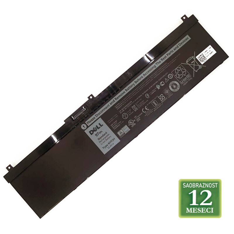 Baterija NYFJH za laptop DELL Precision D7530 11.4V / 8070mAh / 97Wh