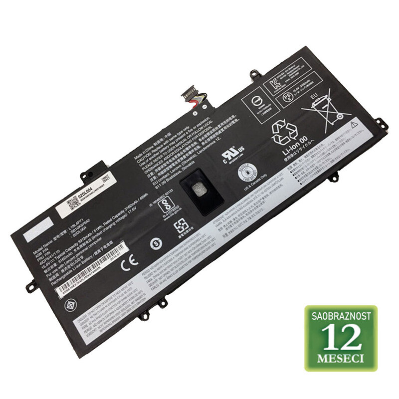 Baterija za laptop LENOVO Thinkpad X1C 2019 / L18C4P71 15.36V 51Wh / 3325mAh