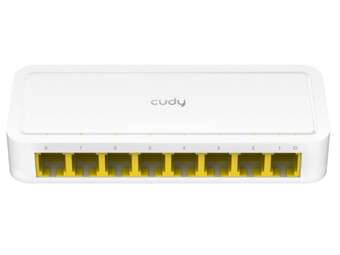 Cudy FS108D LAN 8-Port 10/100 Switch auto-negotiation RJ45 ports