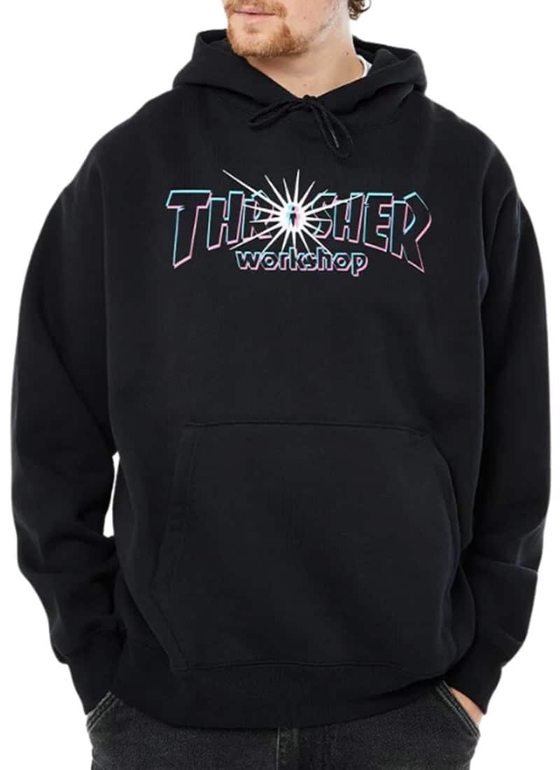 Thrasher x AWS Nova Black hoody