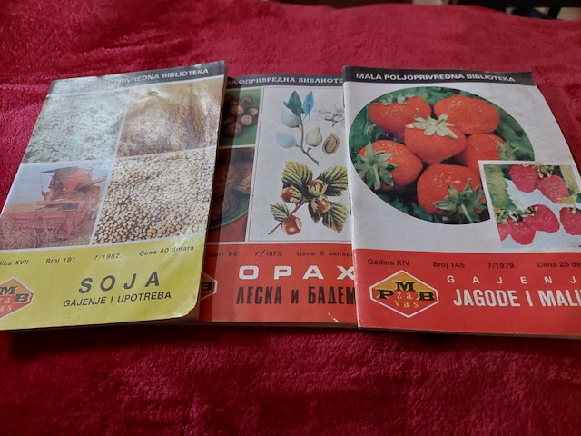 Mala poljoprivredna biblioteka 3 knjige