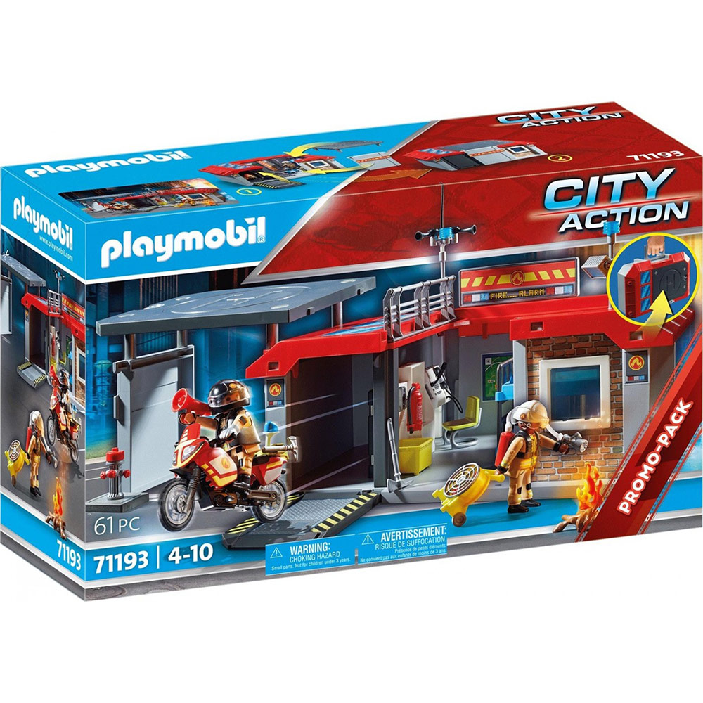 Playmobil City Action Vatogasna stanica u koferu