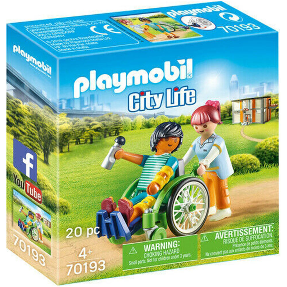 Playmobil City Life Pacijent u kolicima