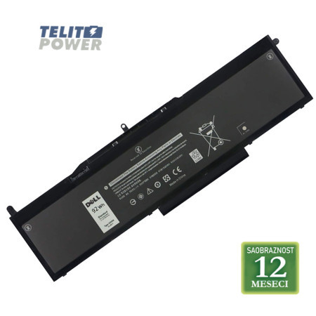 Baterija VG93N za laptop Dell precision 15 E5590 11.4V / 7666mAh / 92Wh ( 4077 )