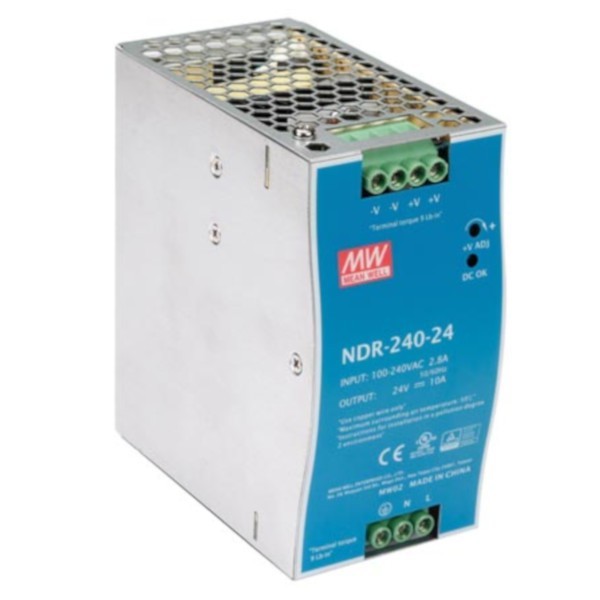 NAPAJANJE NDR-240-24 MONTAŽA NA DIN ŠINU 24VDC 240W