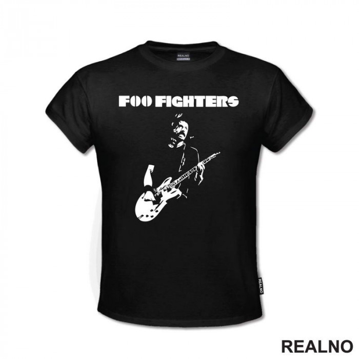 FOO FIGHTERS DAVE GROHL SILHOUETTE - MUZIKA - MAJICA