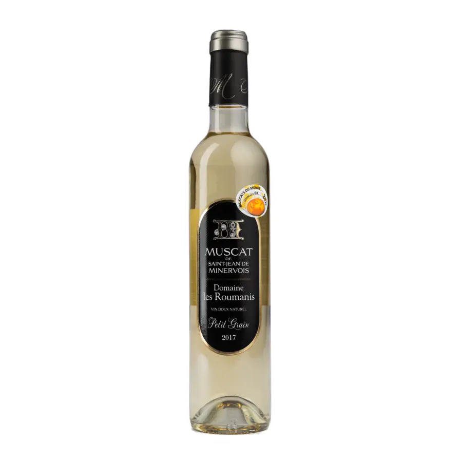 DOMAINE LES ROUMANIS Muscat Saint Jean de Minervois belo vino 0.75l