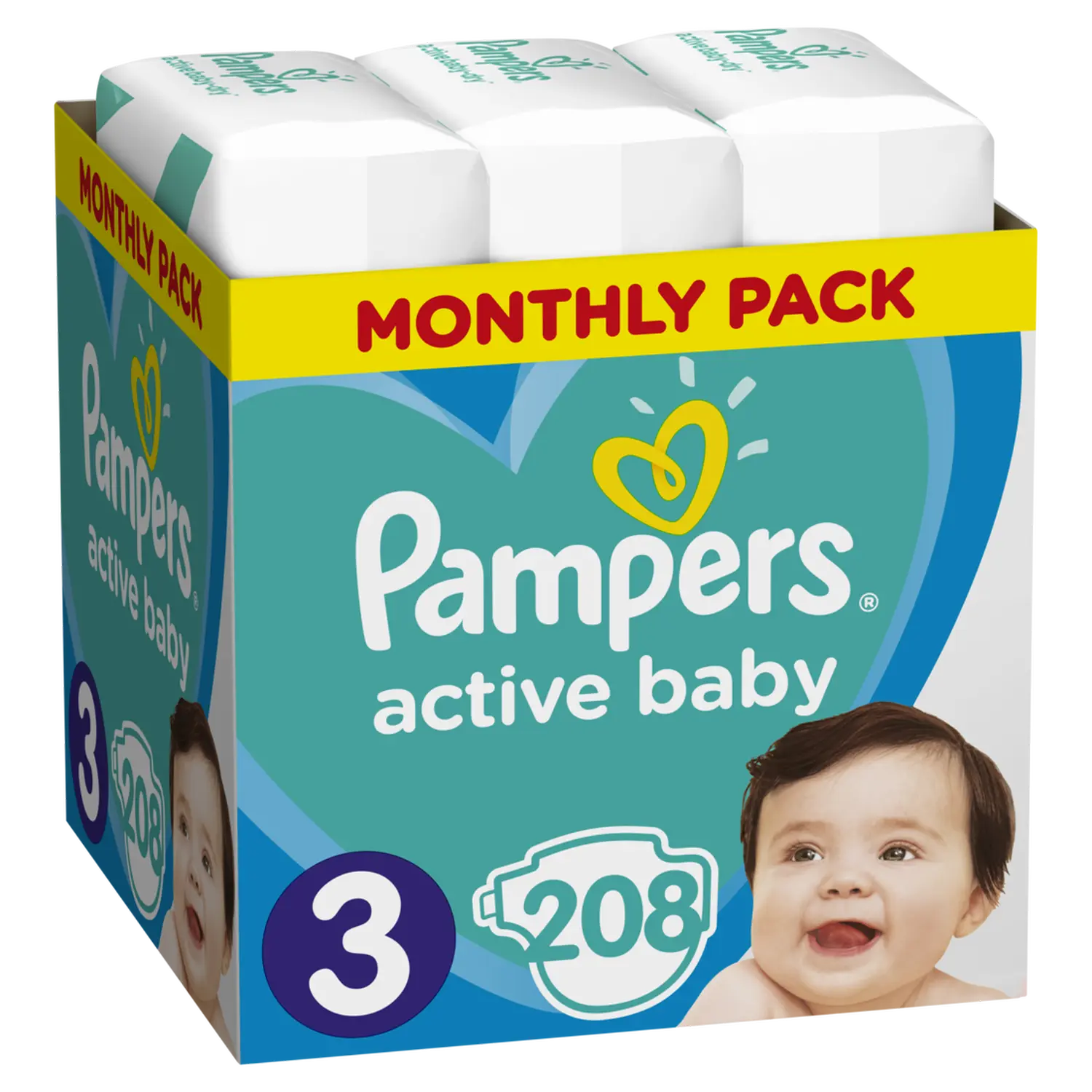 PAMPERS Pelene Monthly pack S3 MSB 208/1