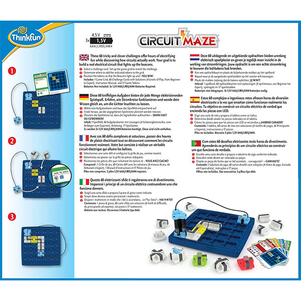 Thinkfun - društvena igra strujno kolo Lavirint TF76341