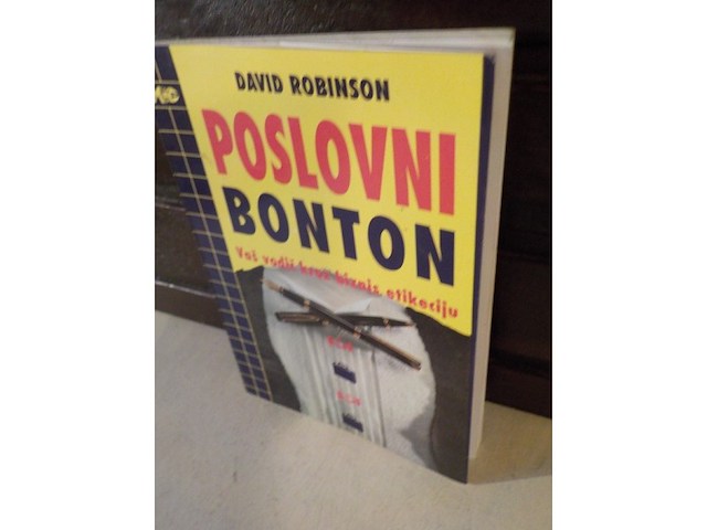 David Robinson - Poslovni bonton