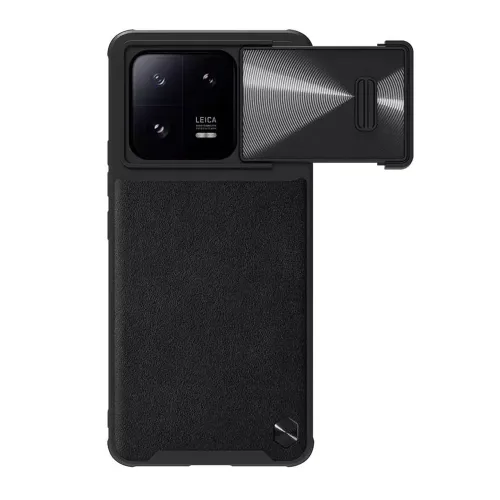 Futrola - maska Nillkin Cam Shield Leather S za Xiaomi 13 Pro crna (MS)