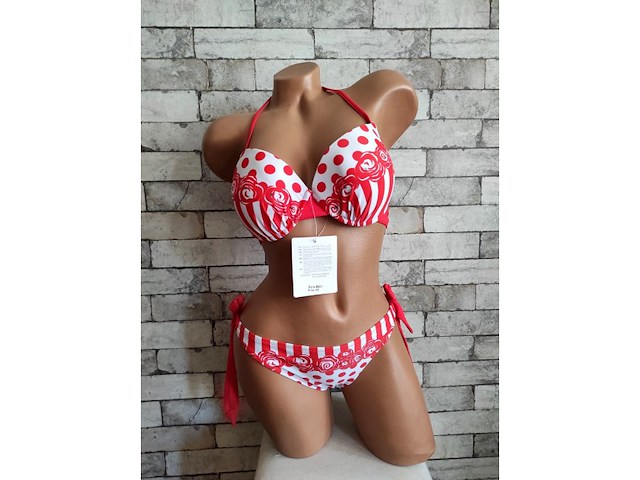 NOV CRVENI PUSH UP BIKINI VEL. 42