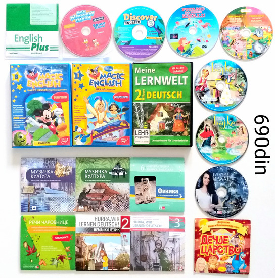 DVD 18kom Magic English basne bajke engleski