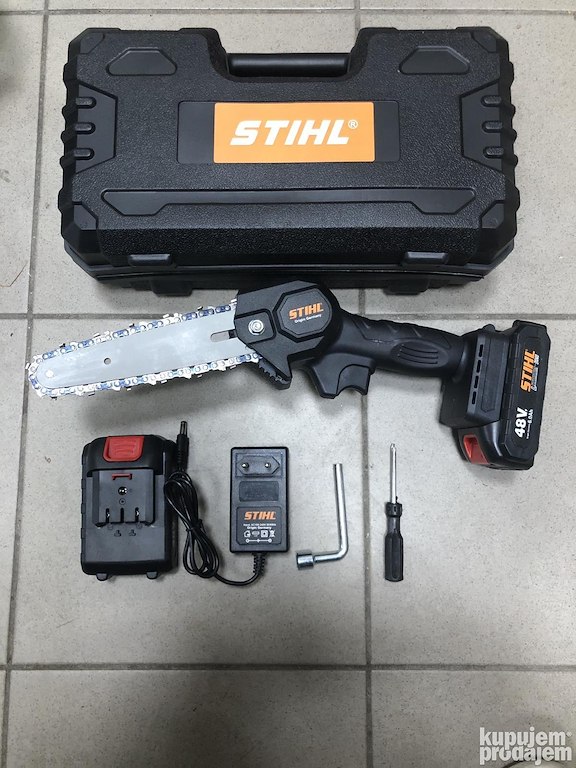 Aku ručna testera STIHL 48v + dve baterije Aku Testera – Aku ručna testera STIHL 48v + dve baterije Aku Testera