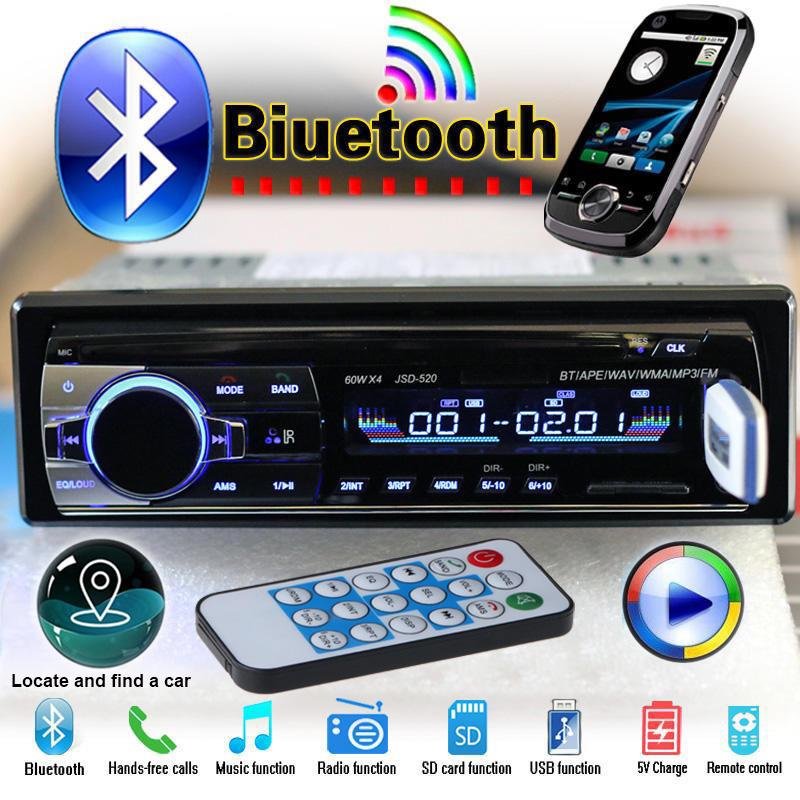 Auto Radio Bluetooth MP3 SDcard USB 4x60w AutoRadio – Auto Radio Bluetooth MP3 SDcard USB 4x60w AutoRadio