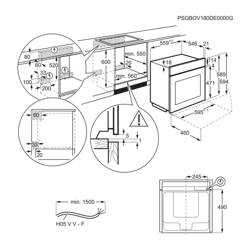 Electrolux ugradna rerna EOABS39WZ