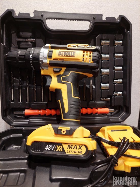 Dewalt 48v Aku srafilica / busilica / odvijac sa cekicem – Dewalt 48v Aku srafilica / busilica / odvijac sa cekicem