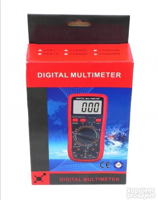 Digitalni Multimetar unimer VC9208N – Digitalni Multimetar unimer VC9208N