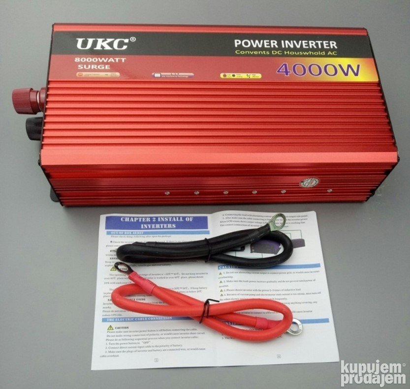 Inverter pretvarac struje / napona sa 12v na 220 v 4000W – Inverter pretvarac struje / napona sa 12v na 220 v 4000W