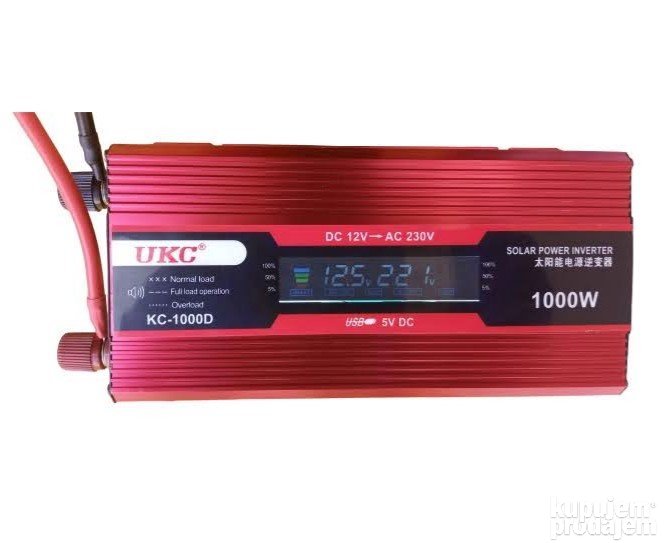 Inverter pretvarac struje sa akumulatora 12v na 220v 1000W – Inverter pretvarac struje sa akumulatora 12v na 220v 1000W
