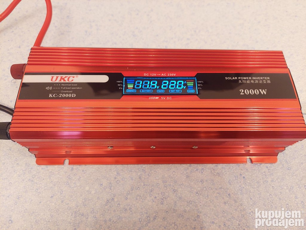 Inverter pretvarac struje sa akumulatora 12v na 220v 2000W – Inverter pretvarac struje sa akumulatora 12v na 220v 2000W
