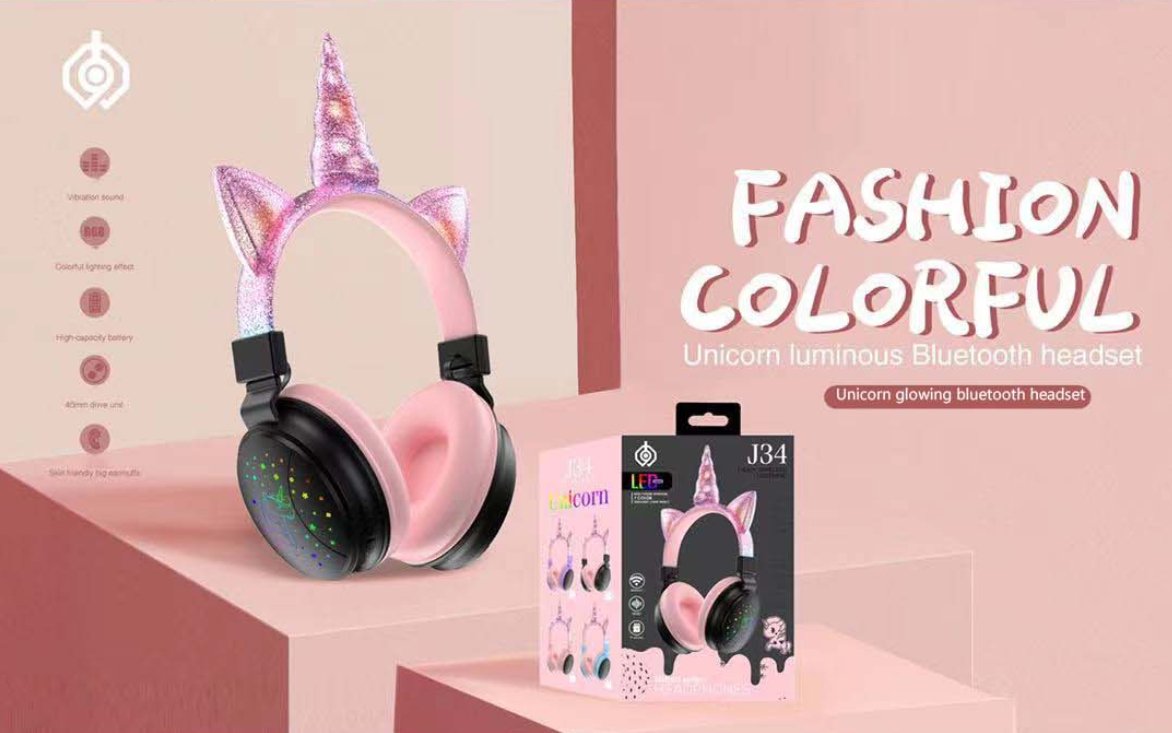 Jednorog slusalice macje usi cat ear unicorn headphones – Jednorog slusalice macje usi cat ear unicorn headphones