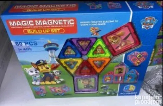 Magnetni 3D set za decu -60 delova – Magnetni 3D set za decu -60 delova