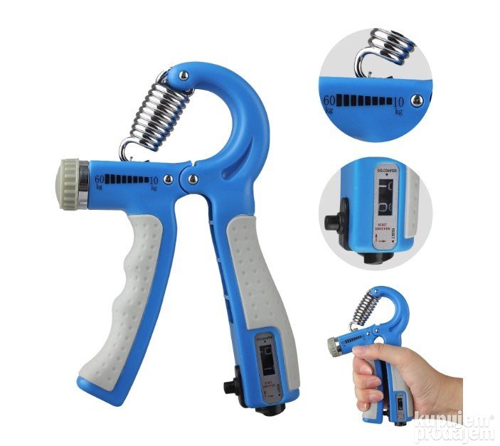 Opruga za saku Hand grip 10 – 60 kg trenazer sa brojacem – Opruga za saku Hand grip 10 – 60 kg trenazer sa brojacem