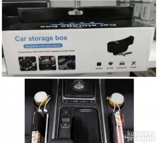 Organizer za auto sa 2 USB ulaza za punjenje – Organizer za auto sa 2 USB ulaza za punjenje