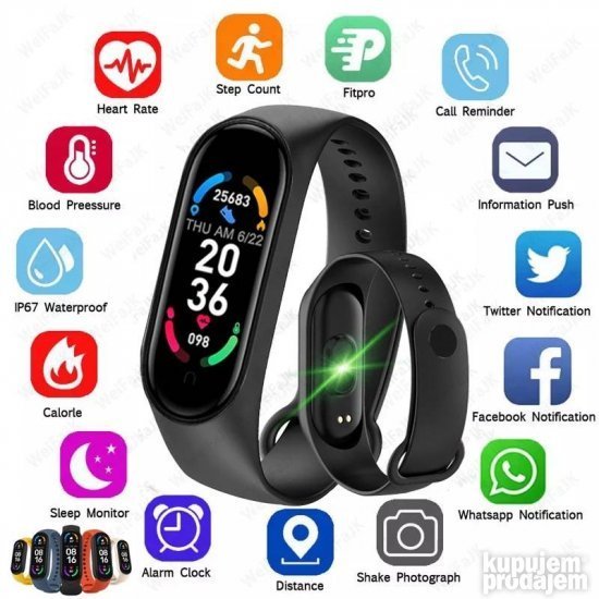 Pametna narukvica Fit Pro M6 Smart Band – Pametna narukvica Fit Pro M6 Smart Band