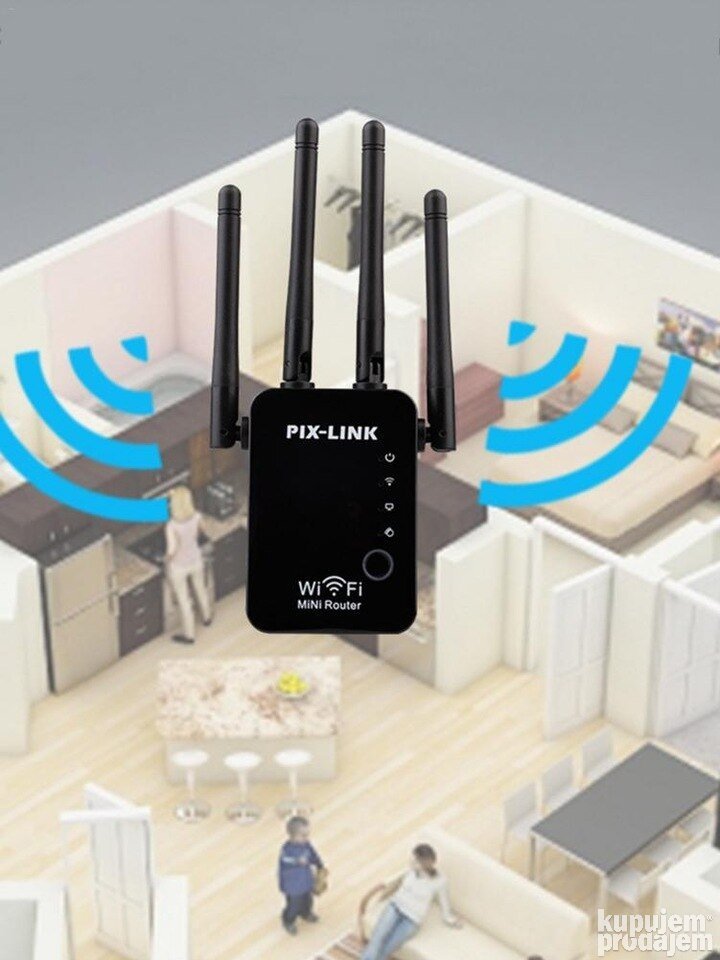 Pojacivac WiFi internet signala PiX link / 4 antene – Pojacivac WiFi internet signala PiX link / 4 antene
