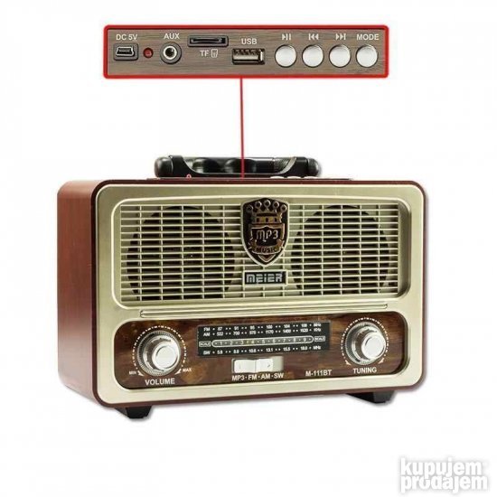 Radio u retro stilu M-111BT usb-bluetooth-fm – Radio u retro stilu M-111BT usb-bluetooth-fm