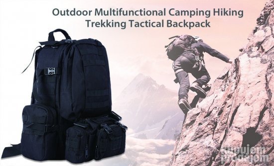 Takticki Ranac 50L Multifunkcionalni Crni – Takticki Ranac 50L Multifunkcionalni Crni