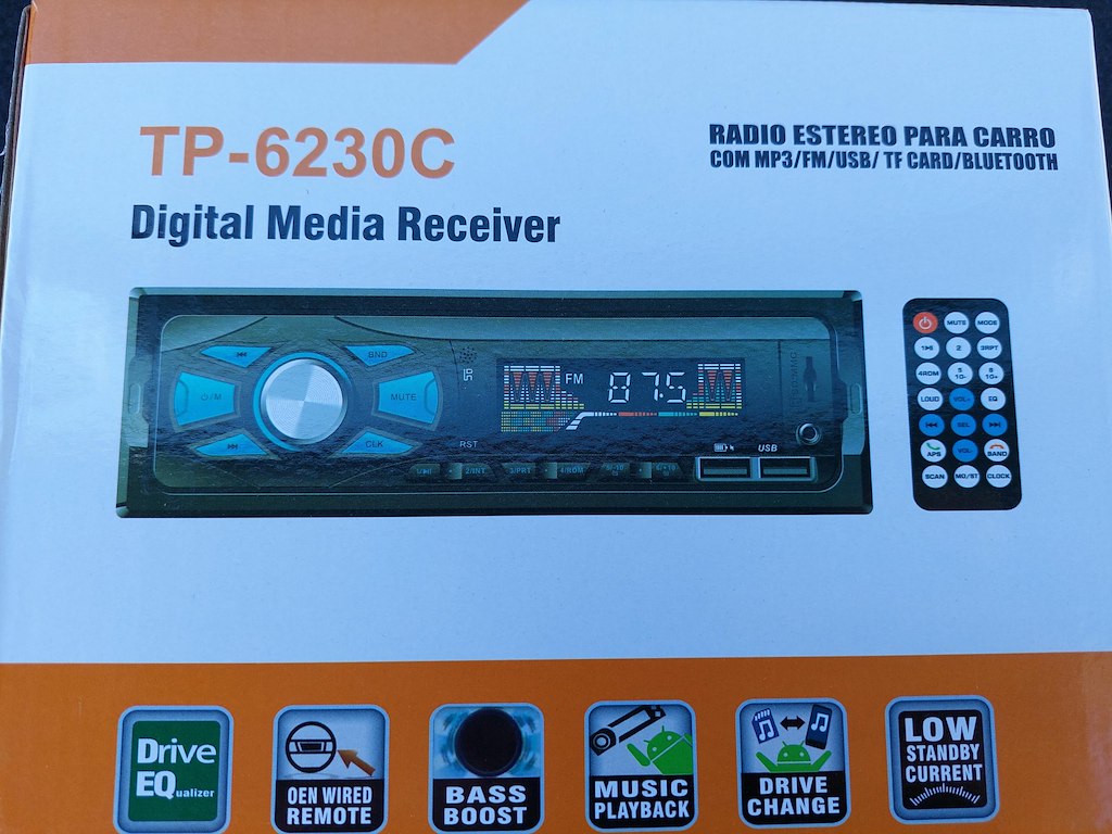 TP6230C Auto Radio MP3 USB + USB punjac SD kartica Bluetooth – TP6230C Auto Radio MP3 USB + USB punjac SD kartica Bluetooth