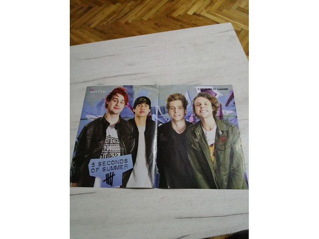 Poster(dvostrani) 5 Seconds Of summer/B.Perić/M.Cosgrov