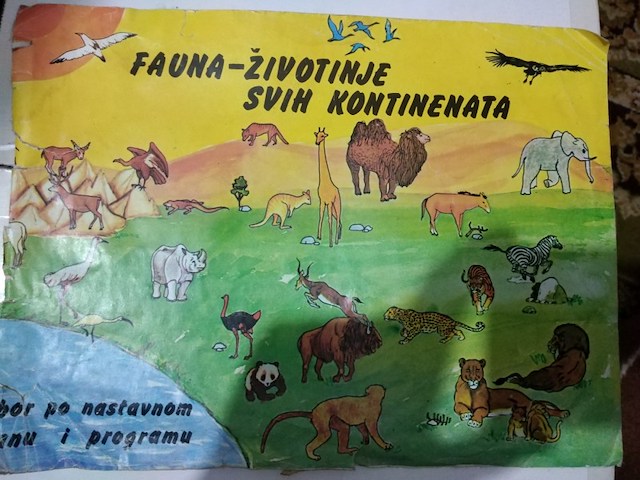 Fauna - životinje svih kontinenta